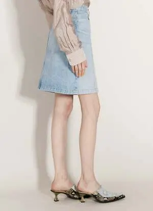 Martine Rose Narrow Front Mini Skirt