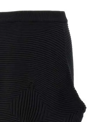Issey Miyake Linkage" Knitted Skirt - Black