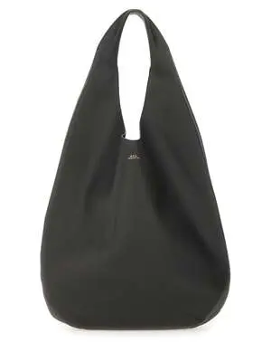 A.p.c. Le Neige" Leather Shoulder Bag - Black