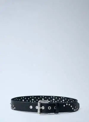Our Legacy Vortext Belt Leather With Metal Detailing