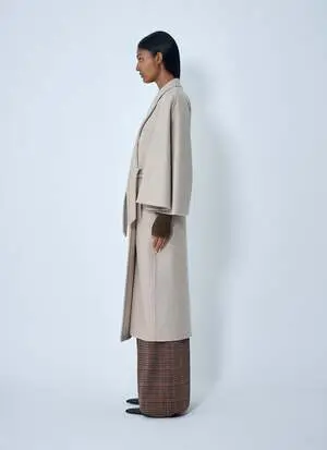 Max Mara Long Cashmere Coat - Cream