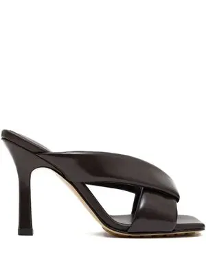 Bottega Veneta Riva Mule Sandals - Brown