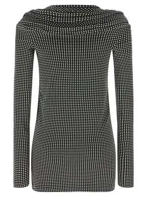 Junya Watanabe Polka Dot Mini Dress With Sculptural Top