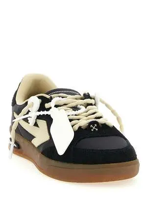 Off-White End Of Play" Nylon And Suede Sneakers - Black