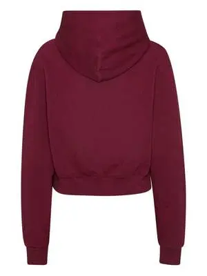 ROTATE BY BIRGER CHRISTENSEN Cropped Terry Back Hoodie - Multicolor