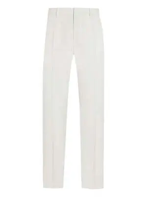 Dolce & Gabbana Wool Poplin Trousers - Multicolor
