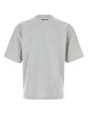 Dsquared2 Melange Grey Cotton Oversize T-shirt - Gray