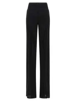 Rick Owens Bias Wide Leg Trousers - Black