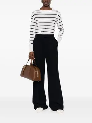 Max Mara Cashmere And Silk Striped Sweater - Multicolor