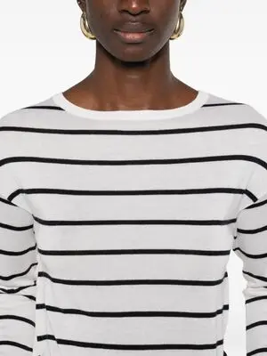 Max Mara Cashmere And Silk Striped Sweater - Multicolor
