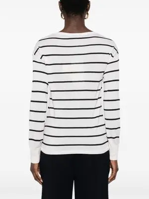 Max Mara Cashmere And Silk Striped Sweater - Multicolor