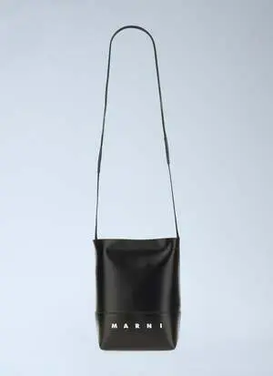 Marni Shoelace Strap Crossbody Bag - Black