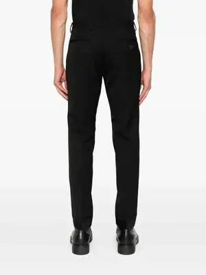 Prada Wool Slim Fit Trousers - Multicolor