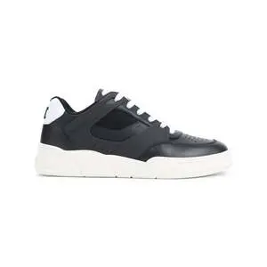 Celine Ct-09 Leather, Rubber And Mesh Sneakers - Black