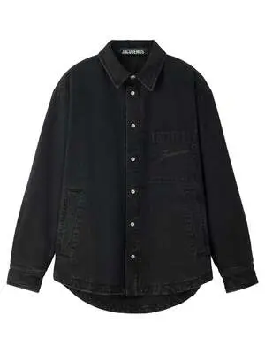 Jacquemus La Chemise Boulanger" Denim Shirt - Black