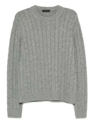 Prada Cashmere Cableknit Sweater - Multicolor