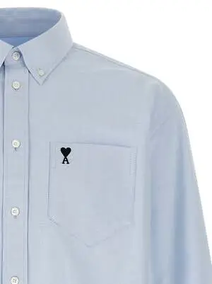 AMI Paris De Coeur' Shirt - Blue