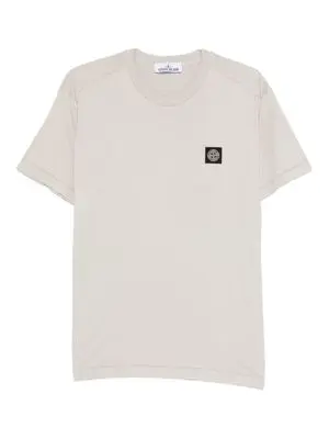 Stone Island Logo Cotton T-shirt