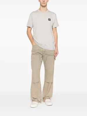 Stone Island Logo Cotton T-shirt