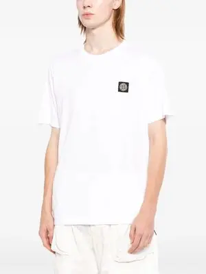 Stone Island Logo Cotton T-shirt