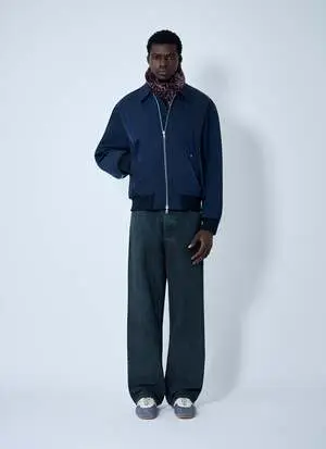Dries Van Noten Venlo Zip-up Jacket - Blue