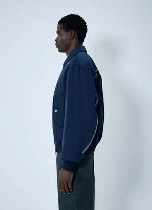 Dries Van Noten Venlo Zip-up Jacket - Blue