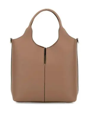TOD'S Leather Tote Bag - Brown