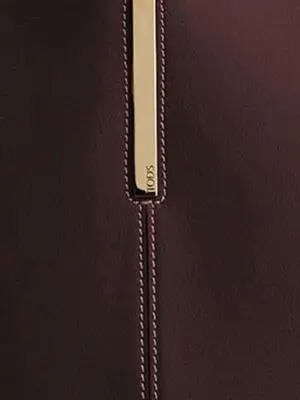 TOD'S Leather Tote Bag - Brown