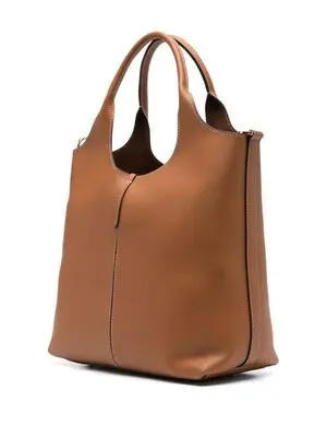 TOD'S Leather Tote Bag - Brown
