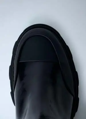 GANNI Low Chelsea Boots With Chunky Lug Sole