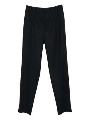 Giorgio Armani GIORGIO ARMANI Cashmere Blend Drawstring Trousers Multicolor