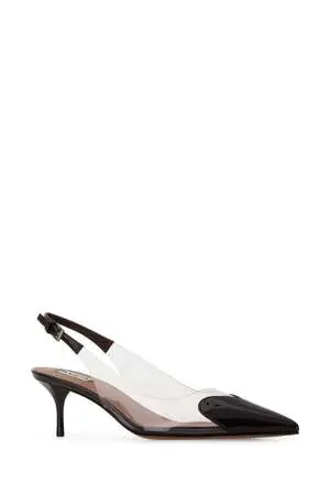 Alaïa Two-tone Pvc And Leather Pumps - Multicolor