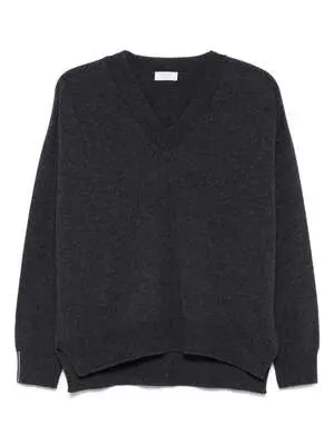 Peserico Cashmere V-neck Sweater - Multicolor