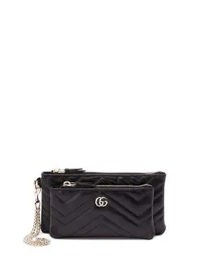 Gucci Ggmarmont Pouch With Chain - Multicolor