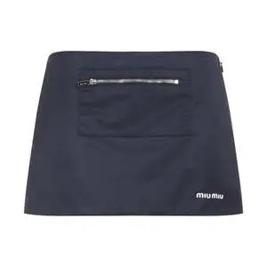 Miu Miu Mini Skirt - Blue