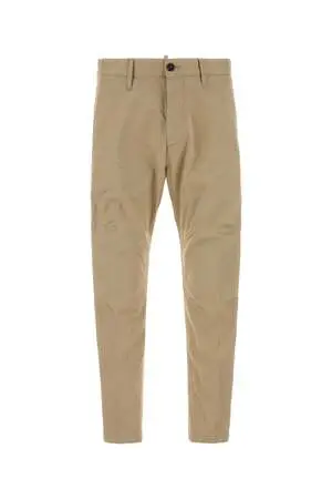 Dsquared2 Beige Stretch Cotton Chino Pant - Brown