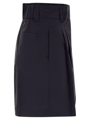 Herno Stretch Cotton Bermuda Shorts