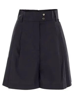 HERNO HERNO Stretch Cotton Bermuda Shorts