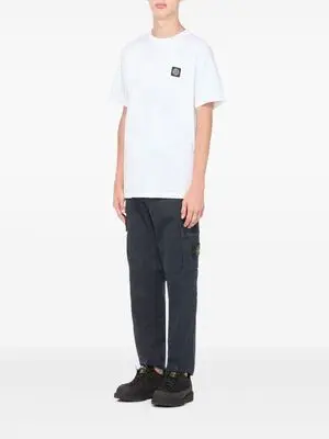 Stone Island Logo Cotton T-shirt - Multicolor