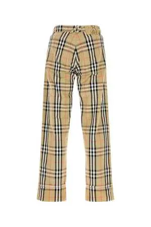Burberry Embroidered Canvas Pants