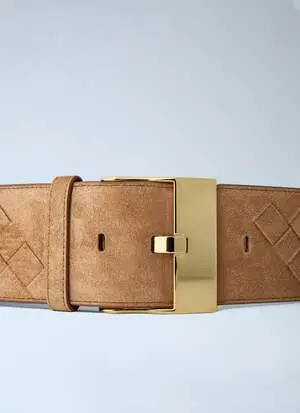 Bottega Veneta Large Suede Watch Belt