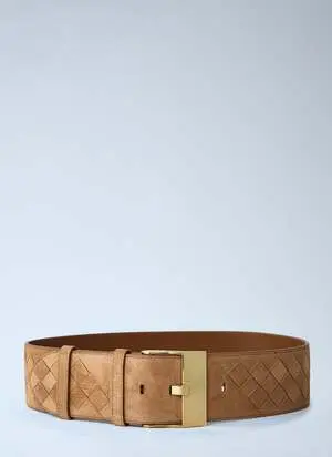 Bottega Veneta Large Suede Watch Belt