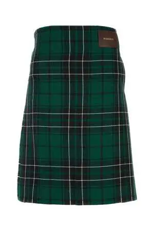 JW ANDERSON J.W. Anderson Plaid Wool Skirt
