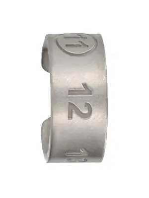 MAISON MARGIELA Brass Cuff - Gray