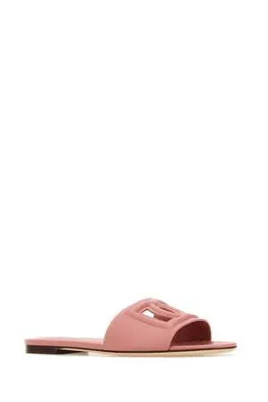Dolce & Gabbana Nappa Leather Slippers
