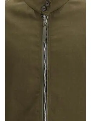 TOM FORD Harrington Jacket With Zip-up Closure - Green