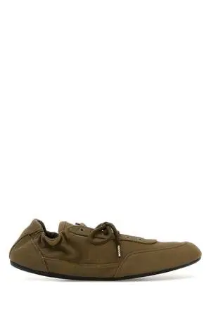 Prada Army Canvas Collapsible Sneakers - Green