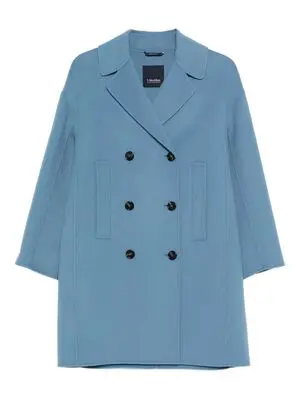 Max Mara Wool Double-breasted Coat - Multicolor