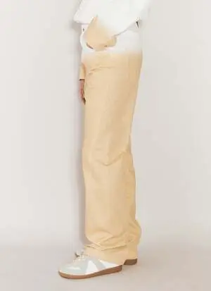 LANVIN Gradient-effect Twisted Jeans