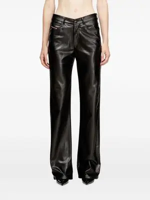 DIESEL® Faux Leather Trousers - Multicolor